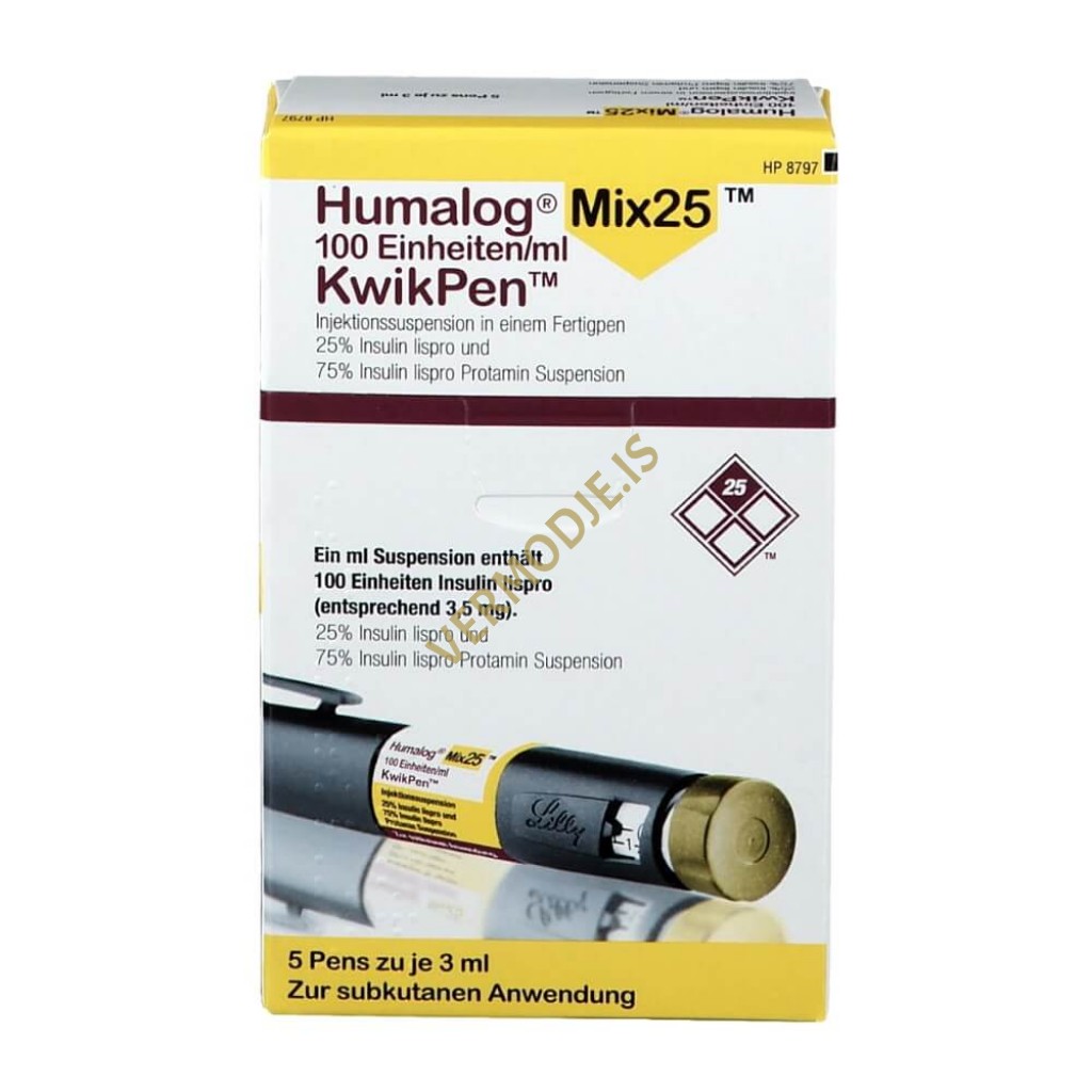 Humalog Mix25 (Lilly) - 1500 IU (Insulin) - 2025 Prezzo