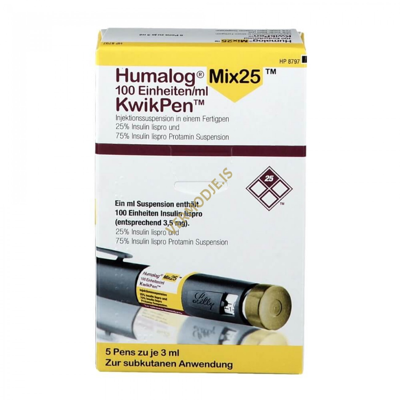 Humalog Mix25 (Lilly) - 1500 IU (Insulin) - 2025 Prezzo