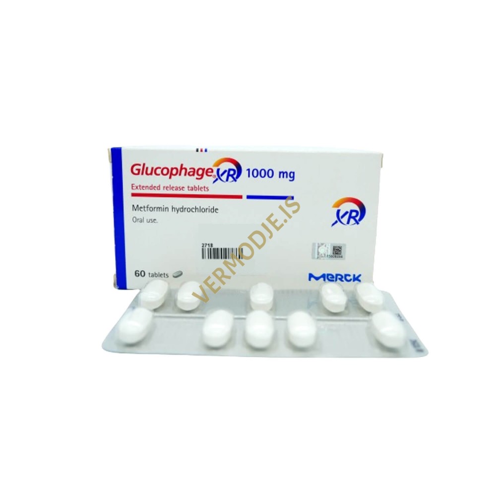 Glucophage (Metformin) - 60tabs (1000mg/tab) - 2024 Price
