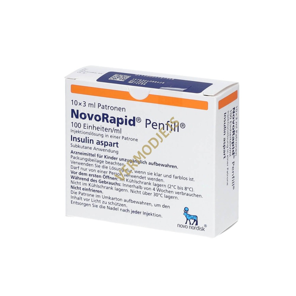 NovoRapid Penfill (Insulin) 100iu/ml - 10x3ml - 2025 Price